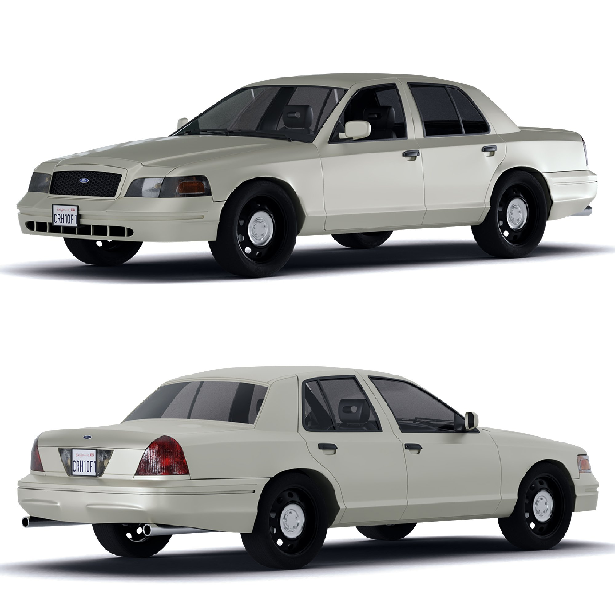 Ford Crown Victoria | FREE 3D Standard models | BlenderKit