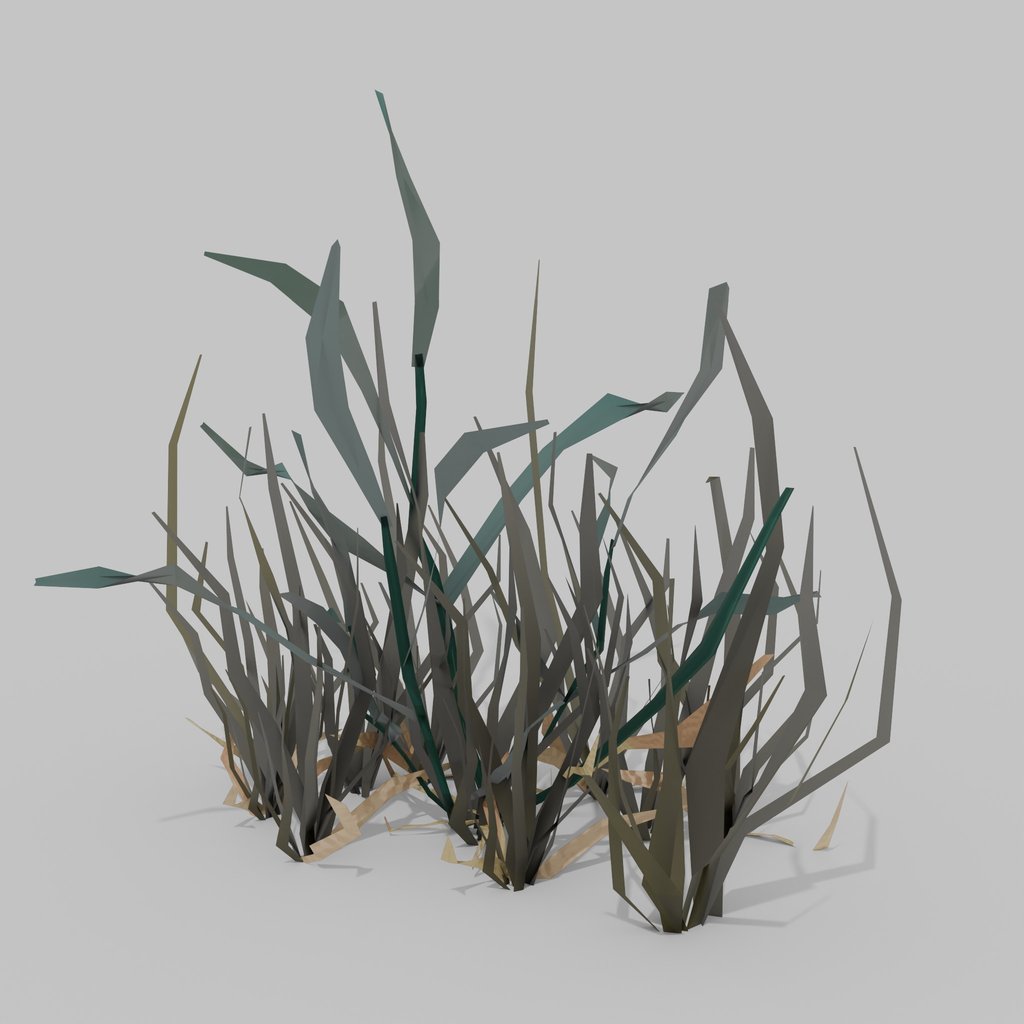 Grass Clump | FREE Grass models | BlenderKit