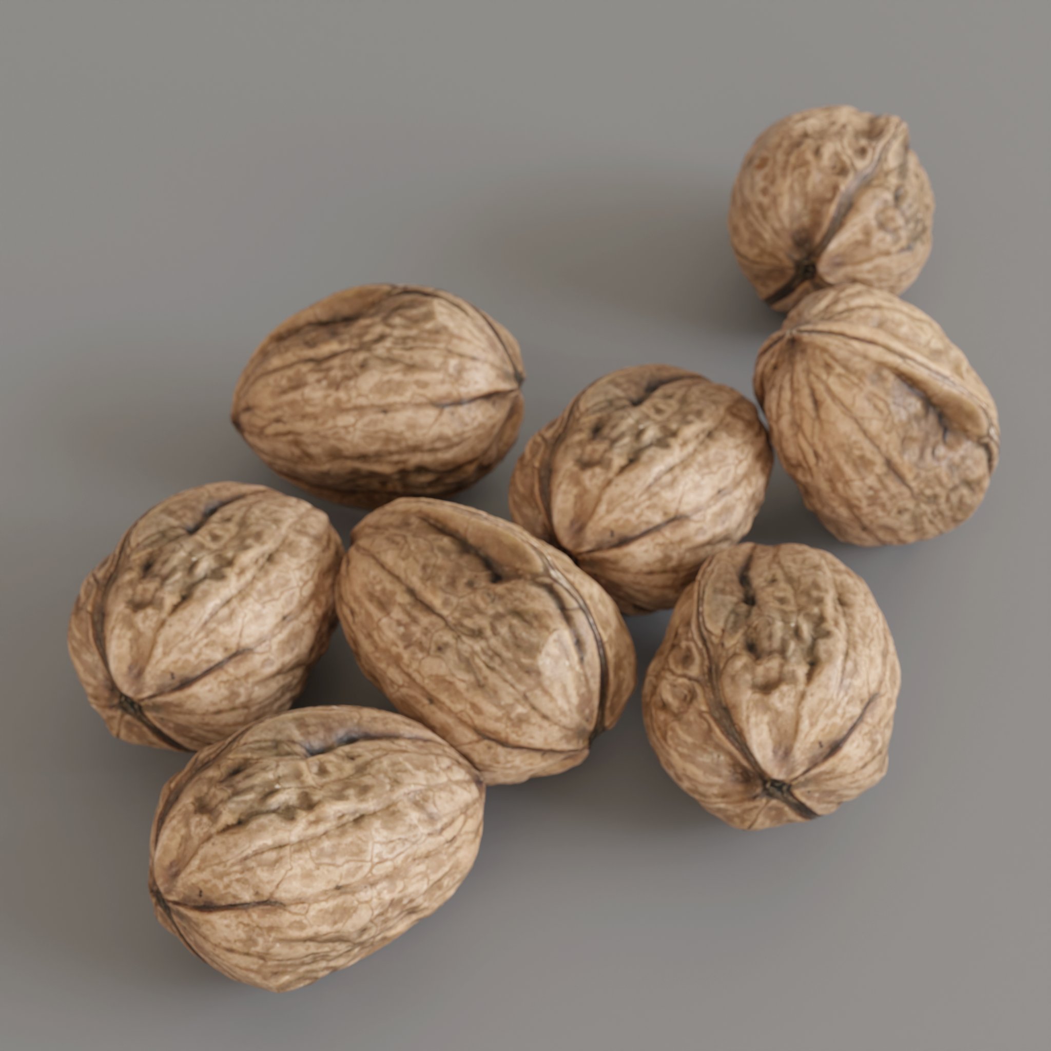 Walnut | Fruit & Vegetables models | BlenderKit