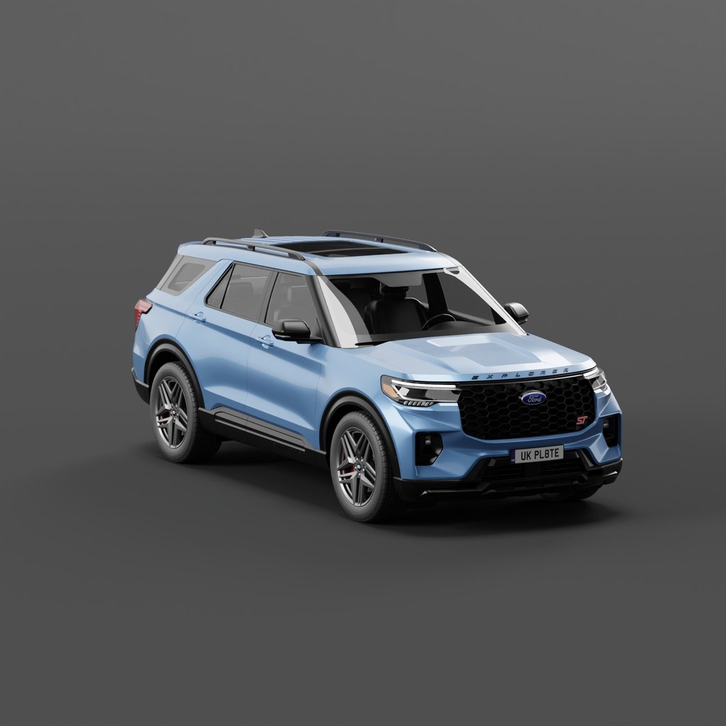 Ford Explorer ST 2025 | Modern Cars models | BlenderKit