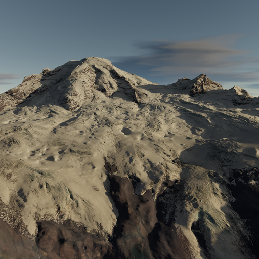 Mountain | FREE Terrains models | BlenderKit