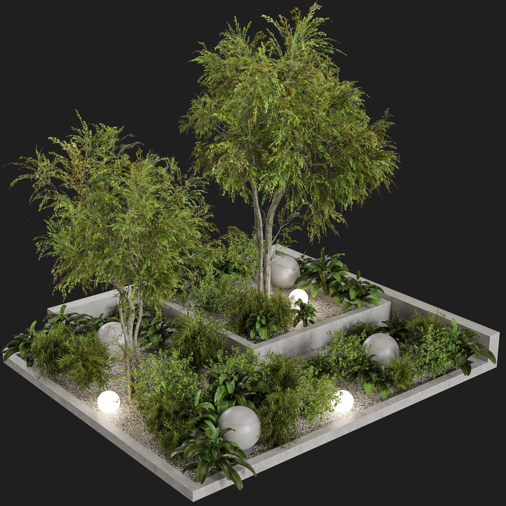 Garden A | Outdoor Plants models | BlenderKit