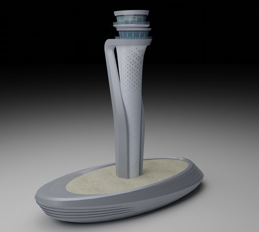 Contol tower | Commercial Buildings models | BlenderKit