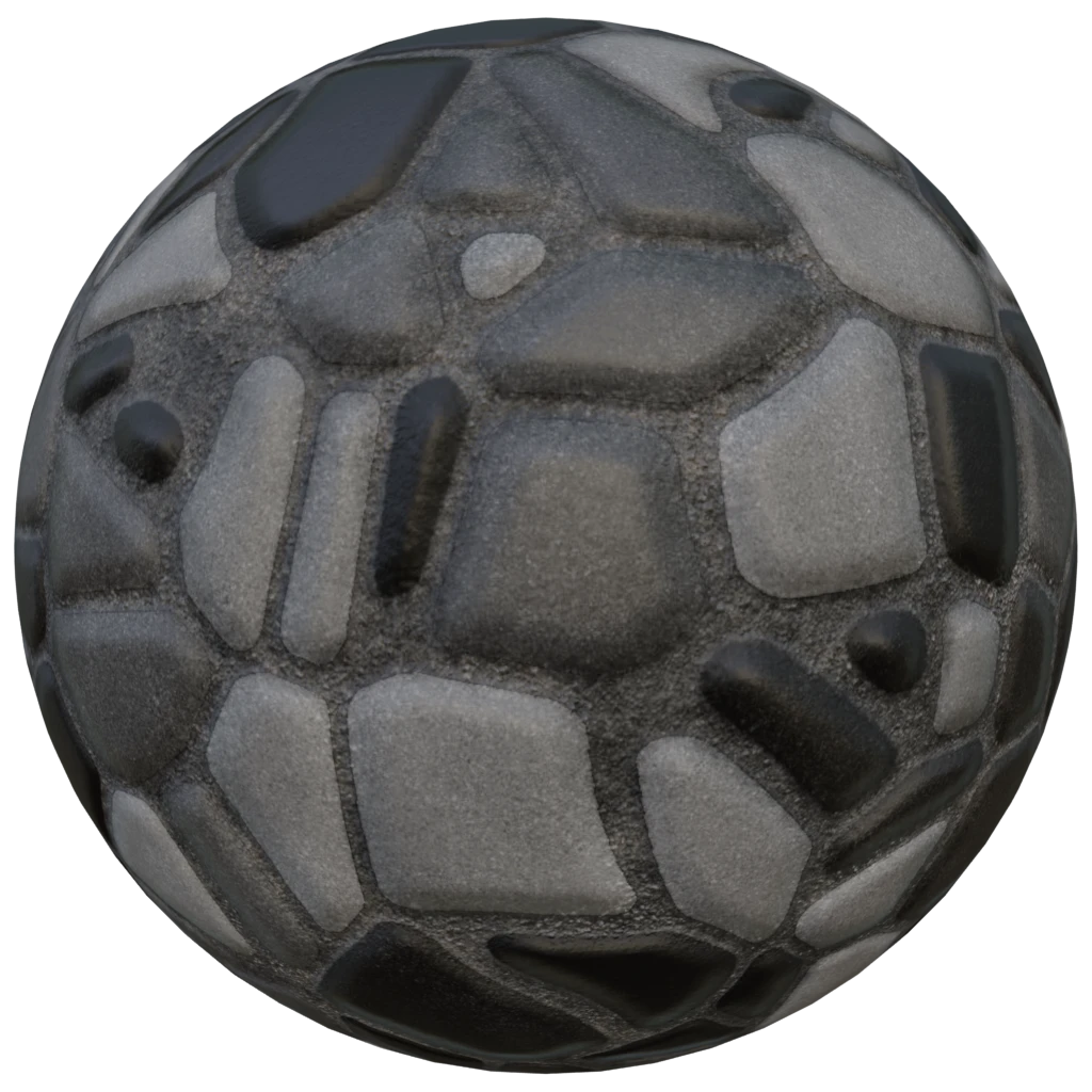 Pebbel sidewalk | FREE ground materials | BlenderKit