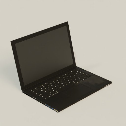Black Notebook | Laptops models | BlenderKit