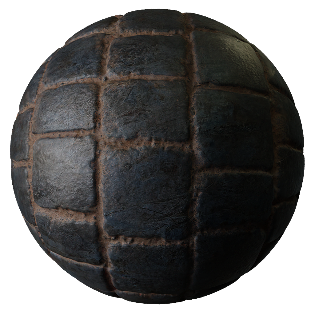 Cobble Paving Dark Gray | FREE floor materials | BlenderKit