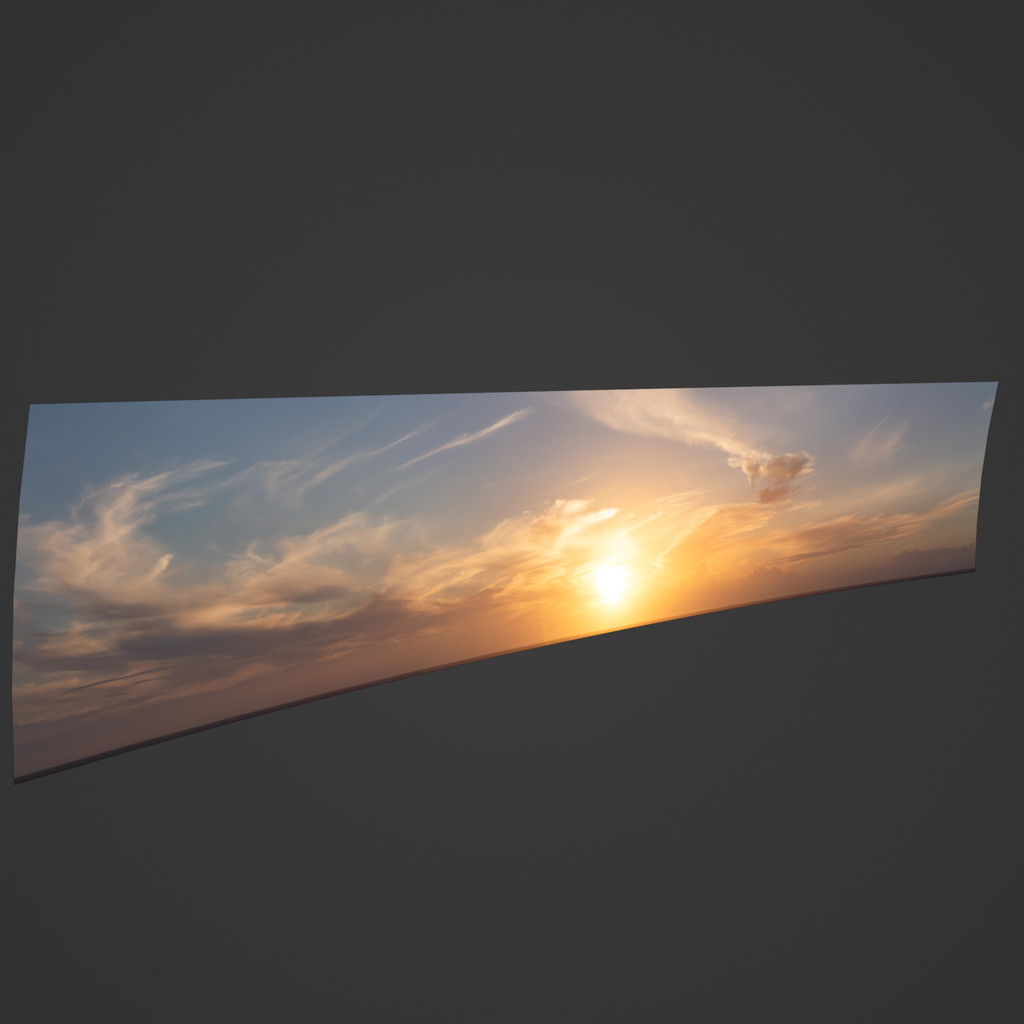 Sunset Sky Image Background | Atmosphere Elements models | BlenderKit