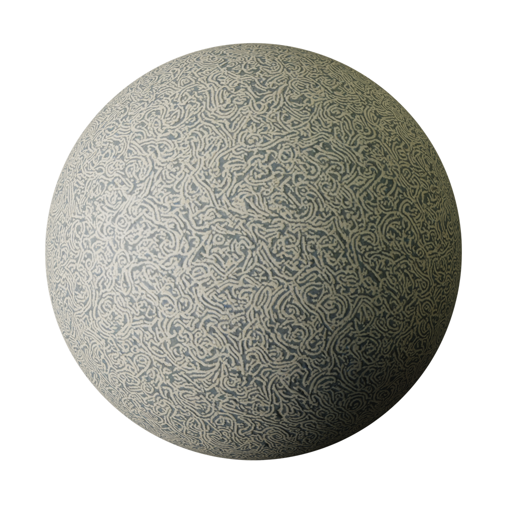 Blue Patterned Carpet | FREE fabric materials | BlenderKit