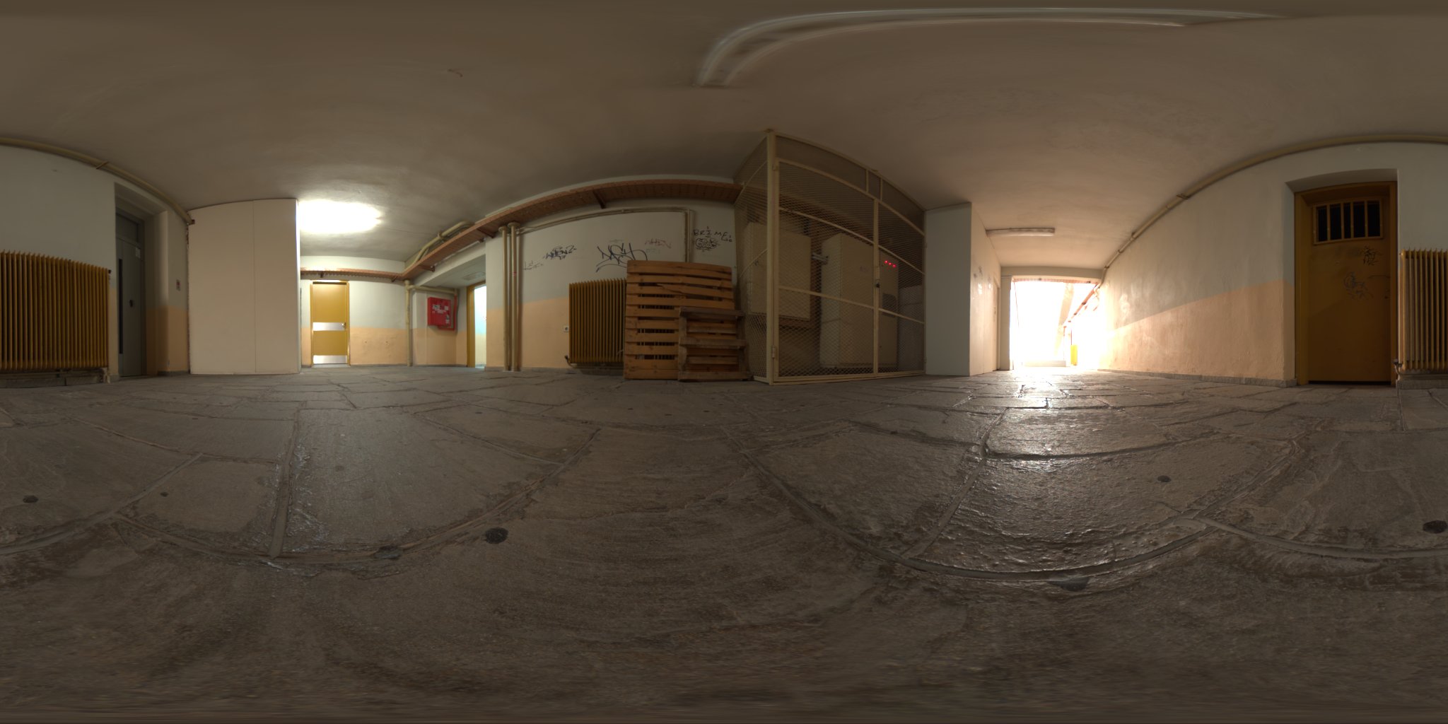University Basement | Industrial HDRis | BlenderKit
