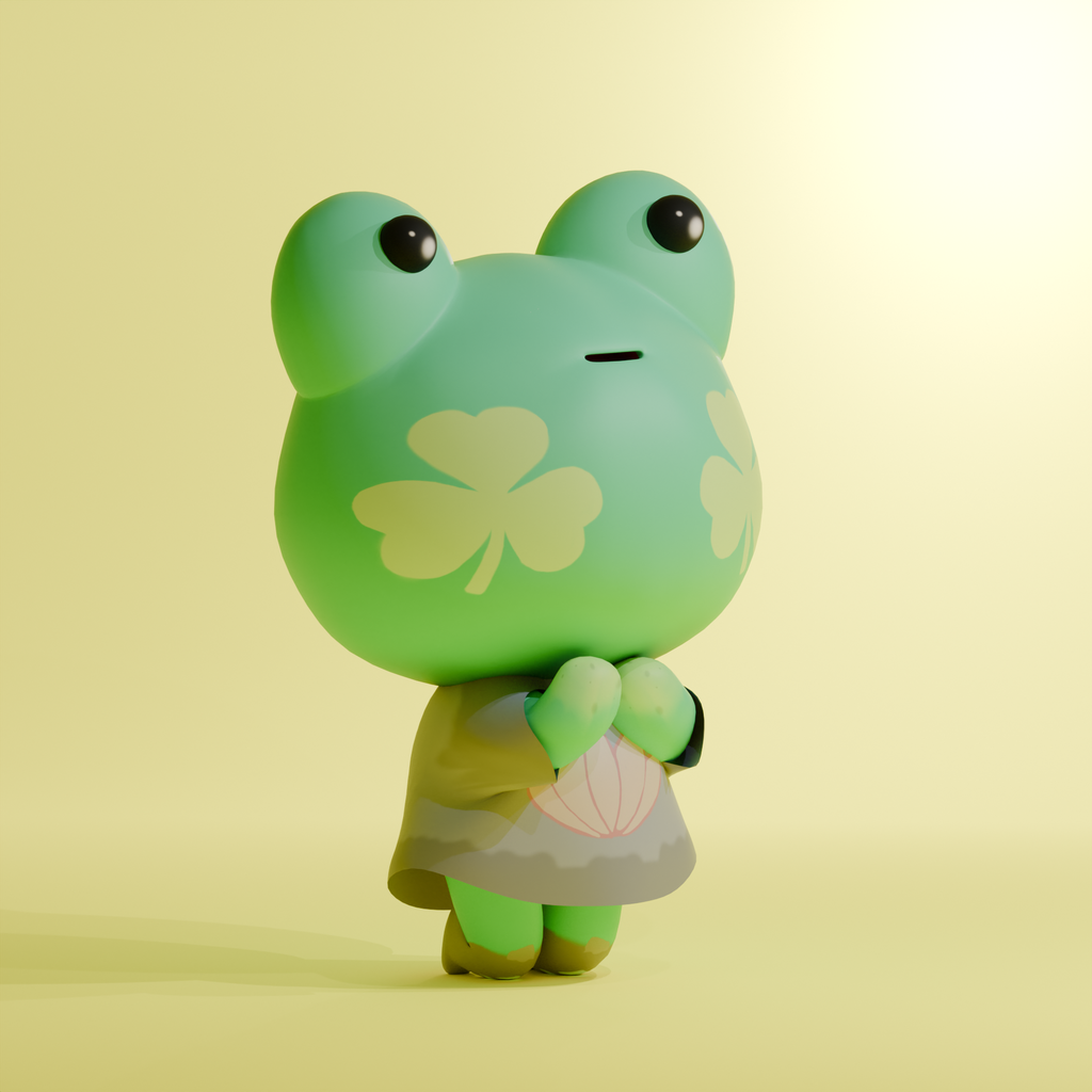 Frog Model (White-bellied Tree Frog) | FREE Reptiles models | BlenderKit