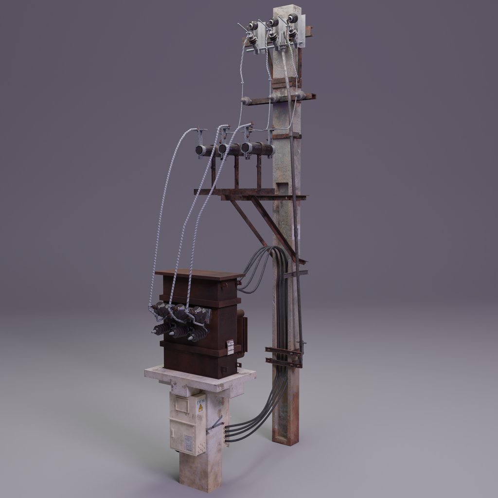 Old transformer | Miscellaneous models | BlenderKit