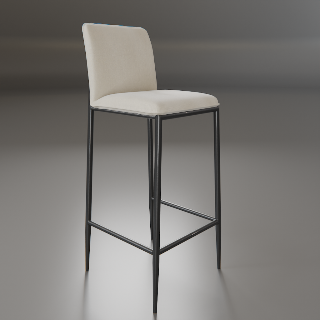 Stool 06 | Bar chairs models | BlenderKit