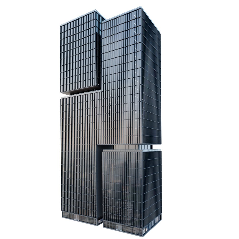 BlenderKit | Download the Modern Tower and Skyscraper Building model