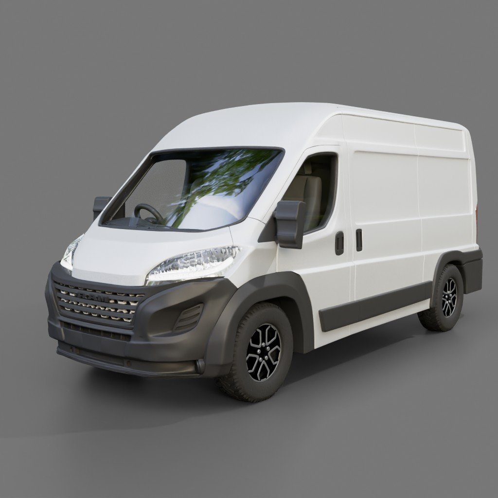 RAM Promaster Panel Van | Vans models | BlenderKit