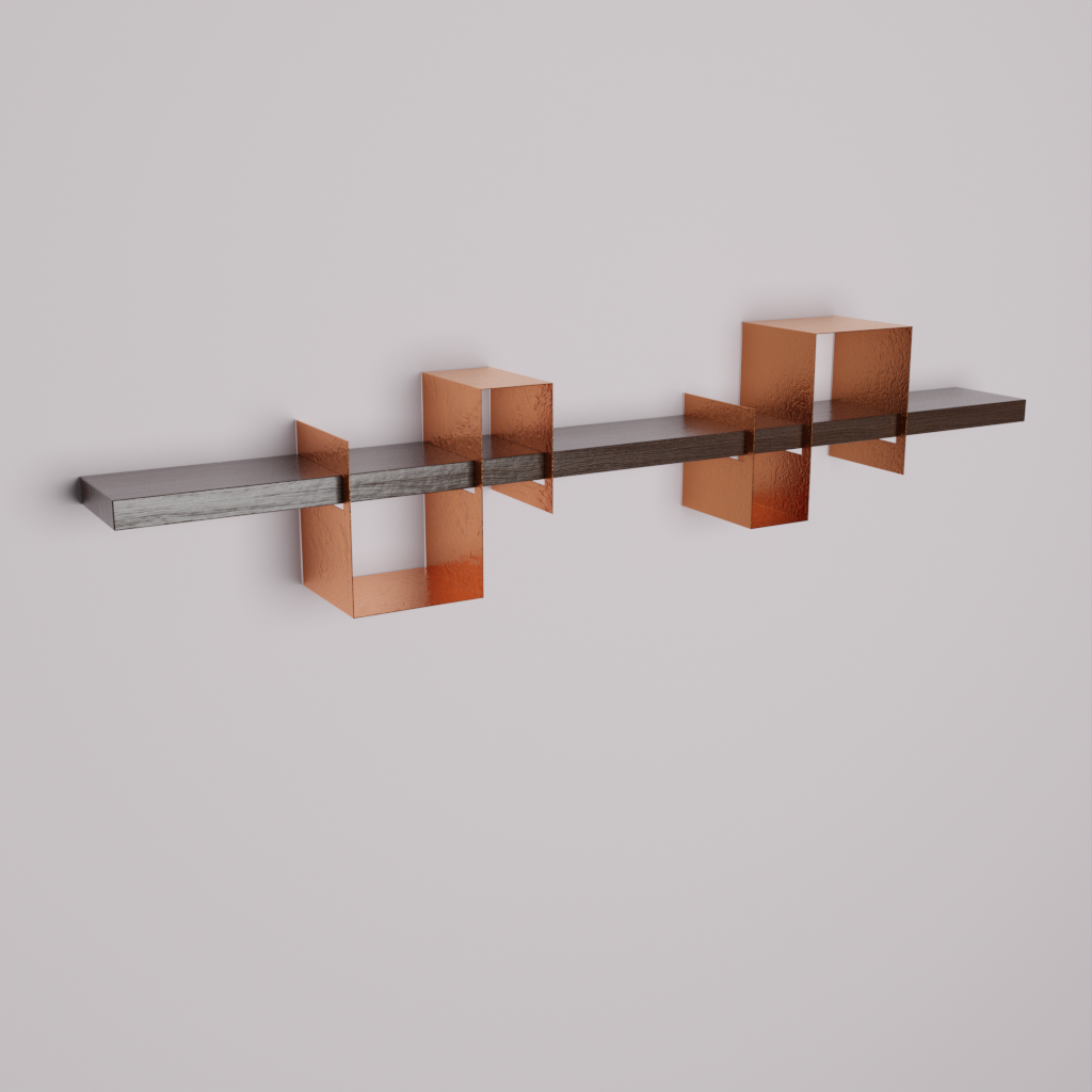 Wall Shelf AGO & FILO | Consoles models | BlenderKit