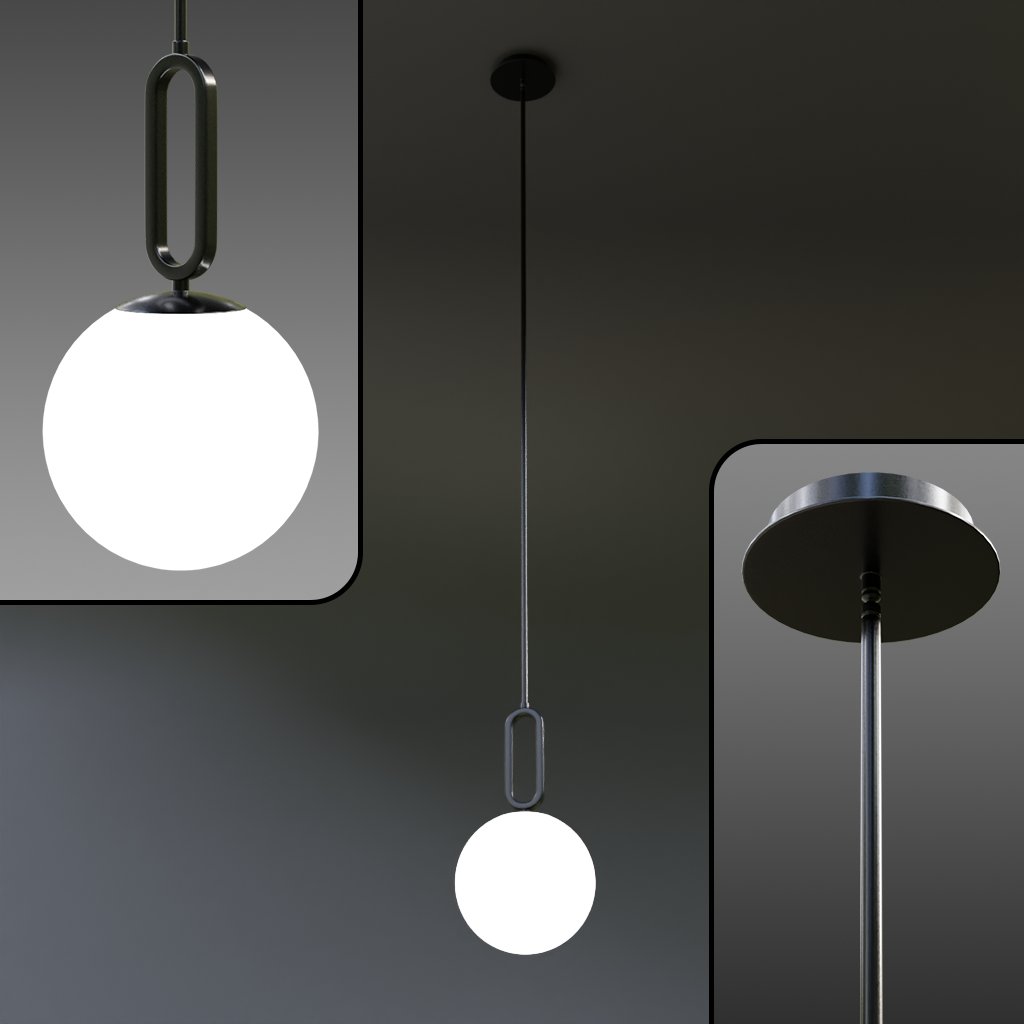 Prospect Hanging Light | Ceiling Lights models | BlenderKit