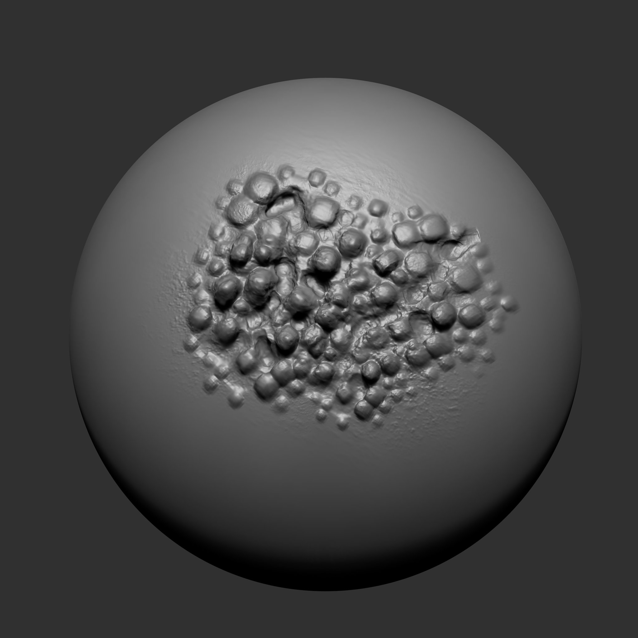 NS Alien Creature Pimples | skin brushes | BlenderKit