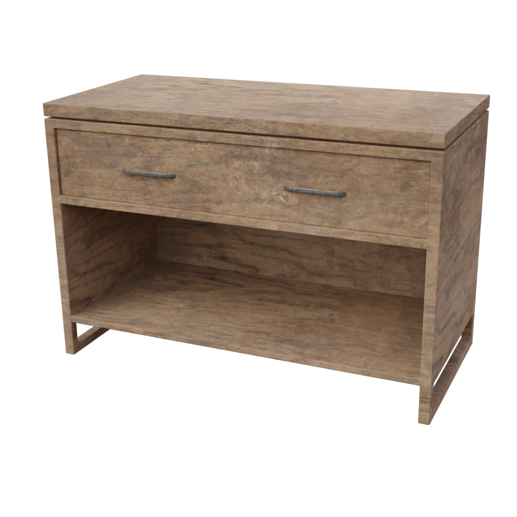 Wooden night stand.007 | Tables models | BlenderKit