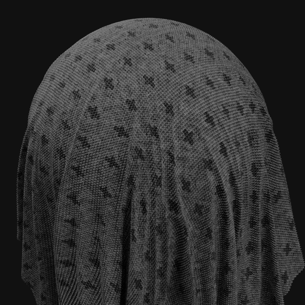 BlenderKit fabric material: Nylon by Vilém Duha