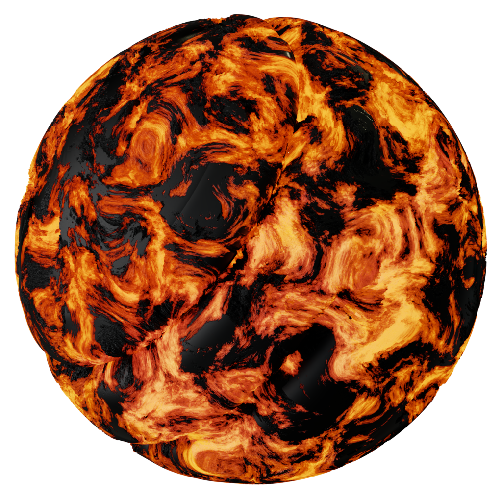 Lava Magma 05 | FREE 3D rock materials | BlenderKit