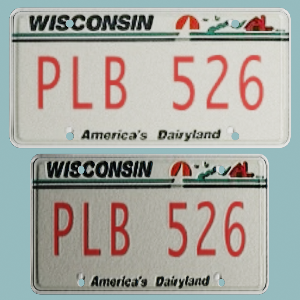 Wisconsin Licence plate PL | FREE Vehicle Parts models | BlenderKit