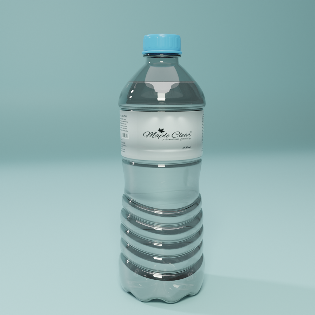 Water Bottle | Containers models | BlenderKit