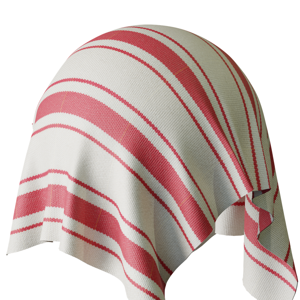 Stripe Red Flat | FREE fabric materials | BlenderKit