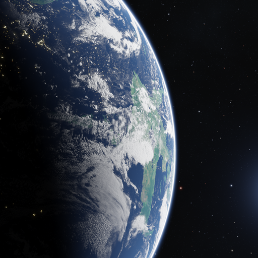 BlenderKit | Download the Realistic Planet Atmosphere hdr