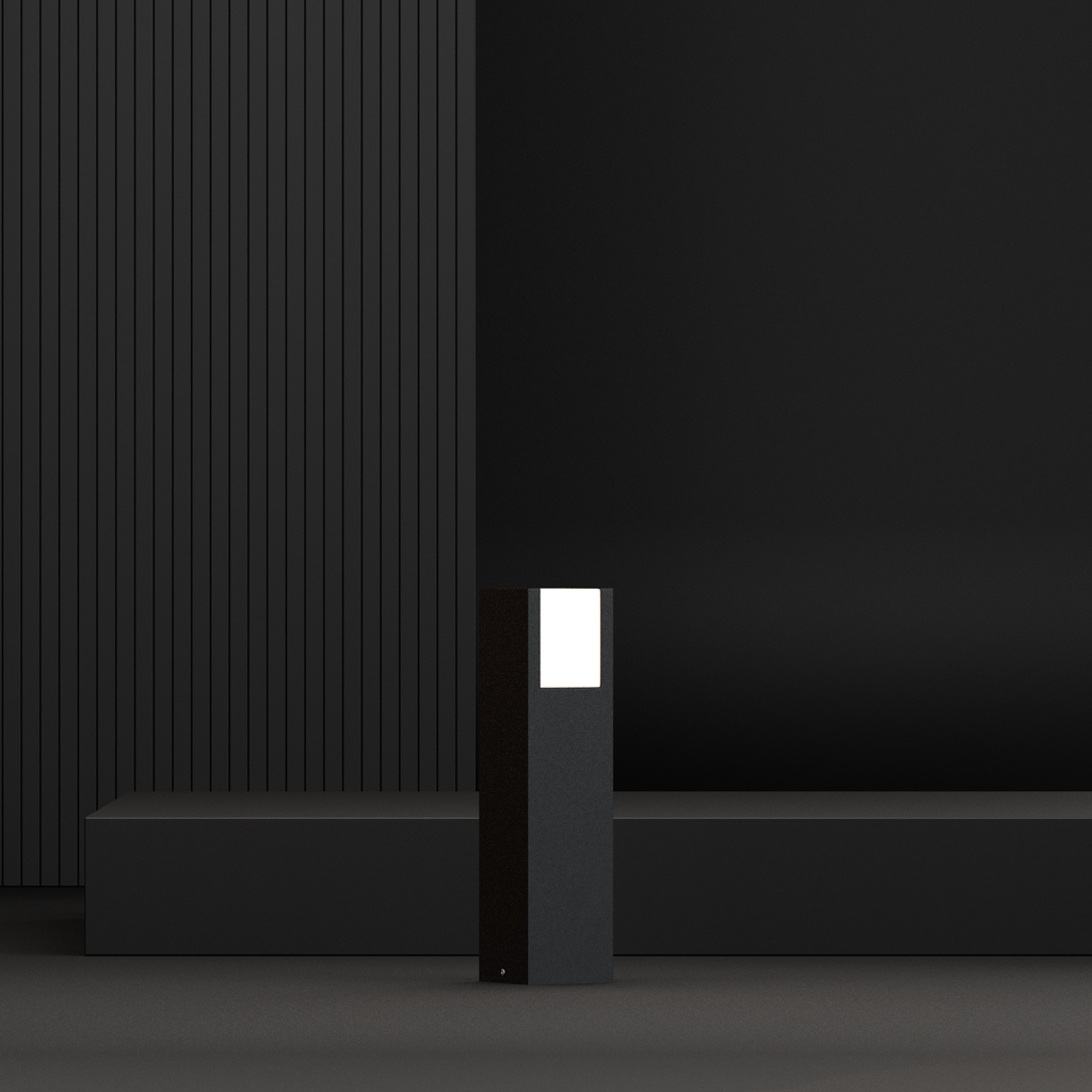 Philips Arbour LED pillar light | Outdoor Lights models | BlenderKit