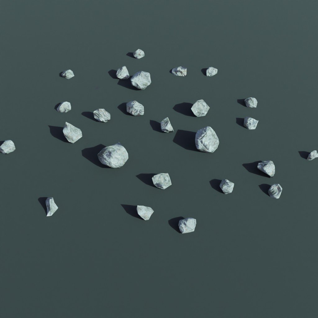 Debris Rock Small | Outdoor Plants models | BlenderKit