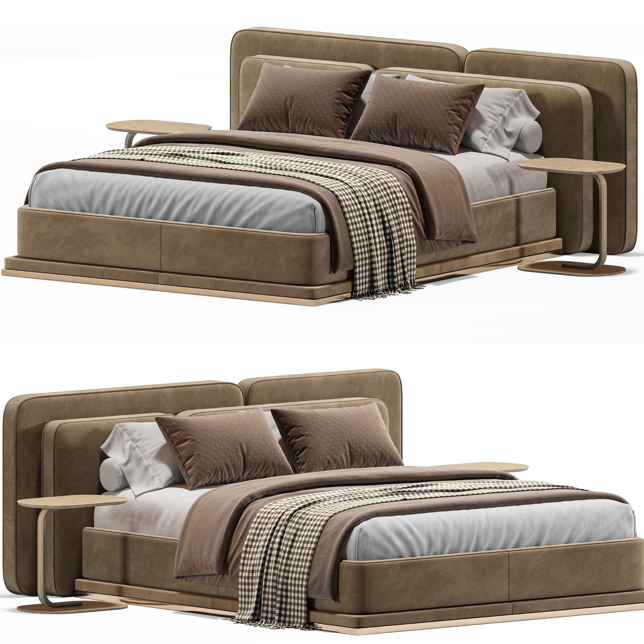 Bed Hadrian | Beds models | BlenderKit