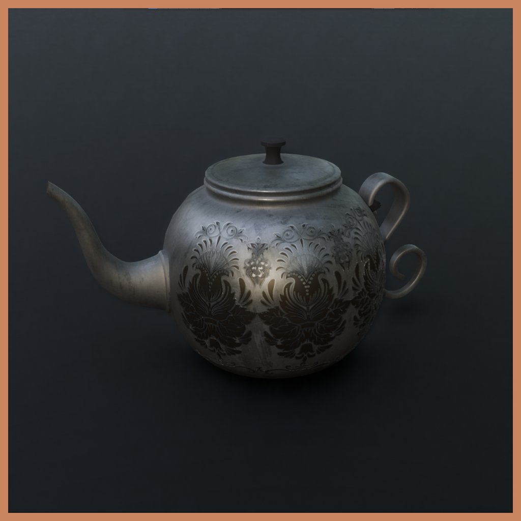 Old Teapot | Kitchen Sets models | BlenderKit