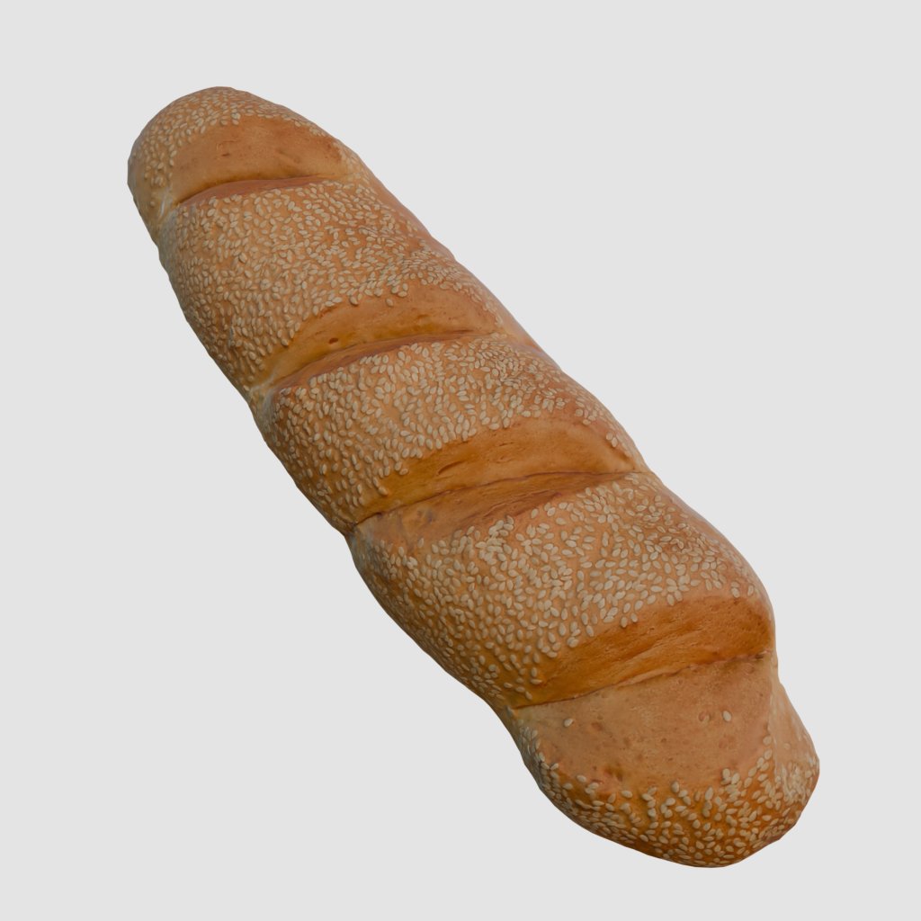 Sesame Bread | FREE Food models | BlenderKit