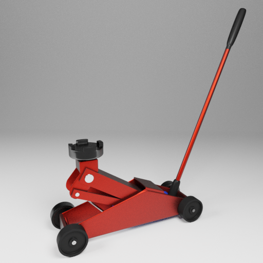 Hydraulic Jack | Robotics models | BlenderKit