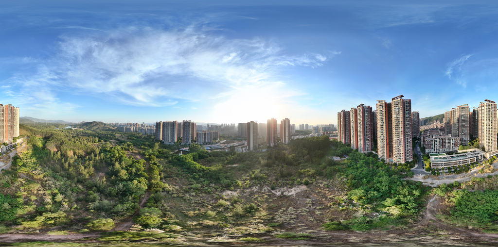 Highsky cloud building | Urban Elements HDRis | BlenderKit