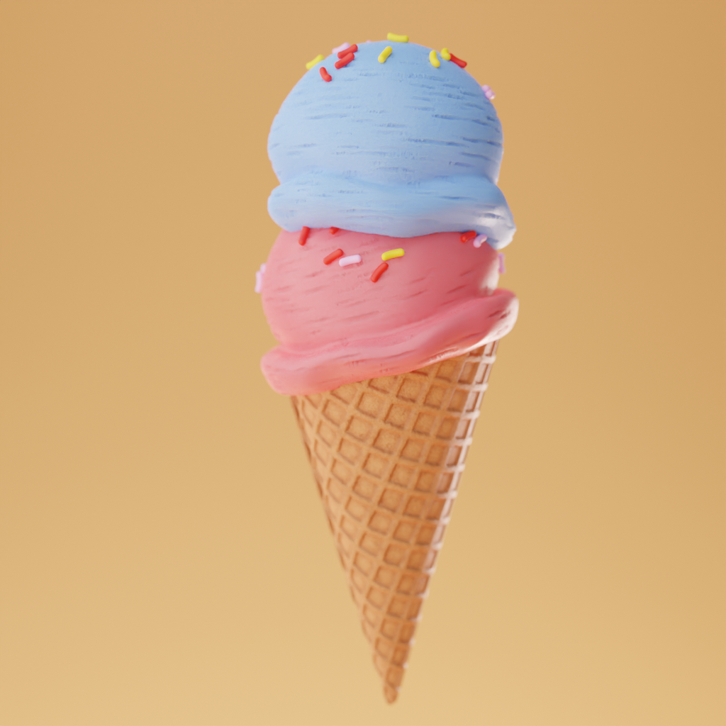 Ice Cream | FREE Food models | BlenderKit