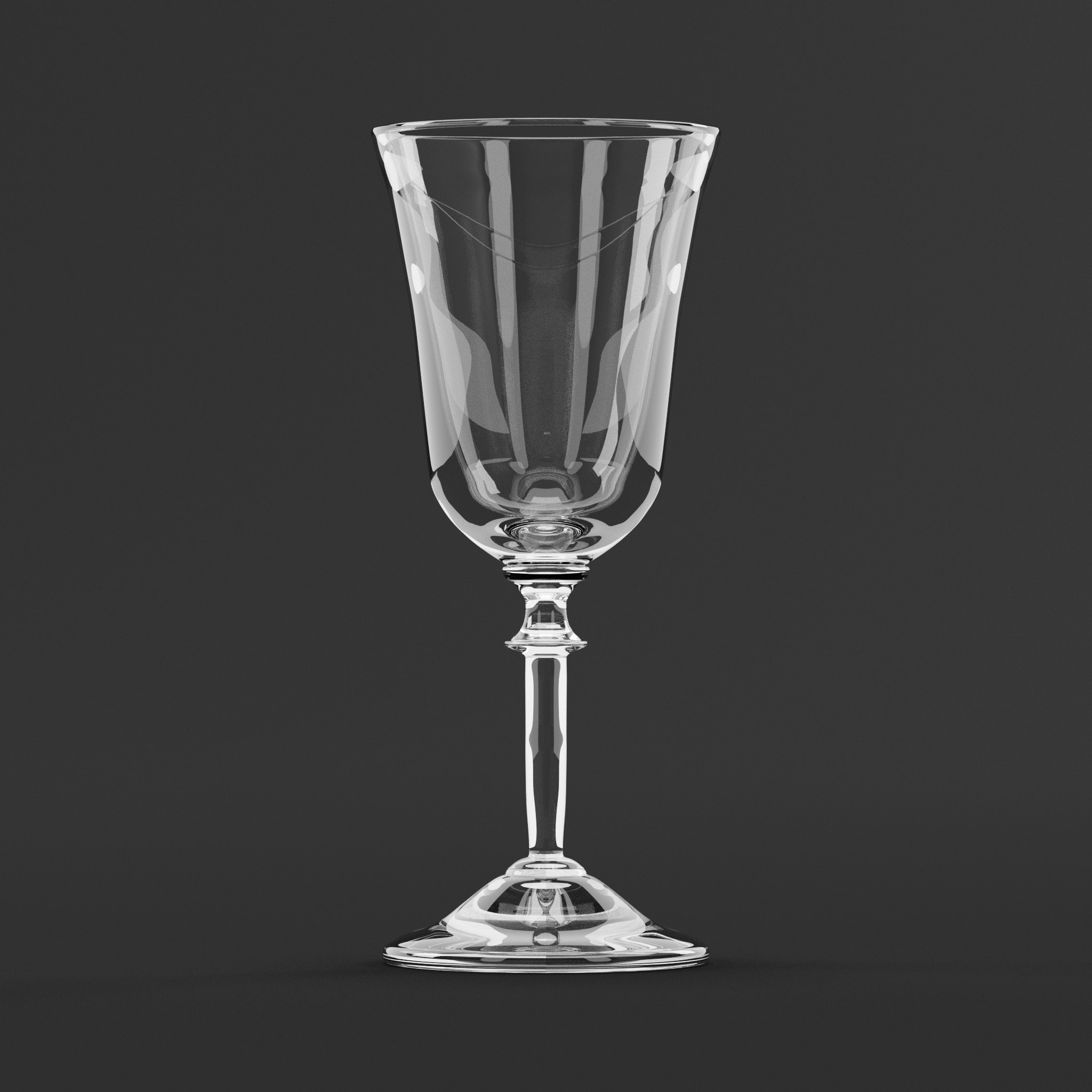 Glass goblet | FREE Beverages models | BlenderKit