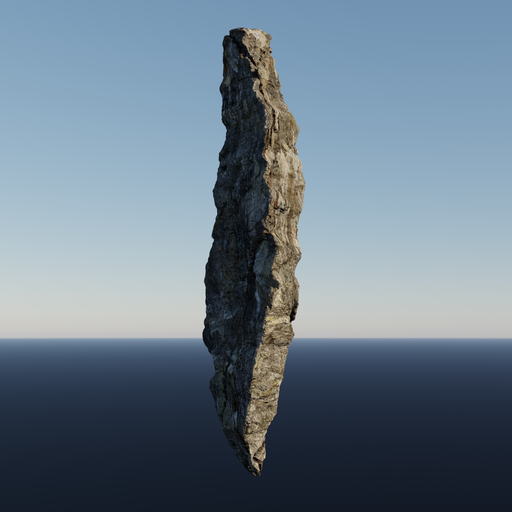 Sharp Jagged Rock Asset | Environment Elements models | BlenderKit
