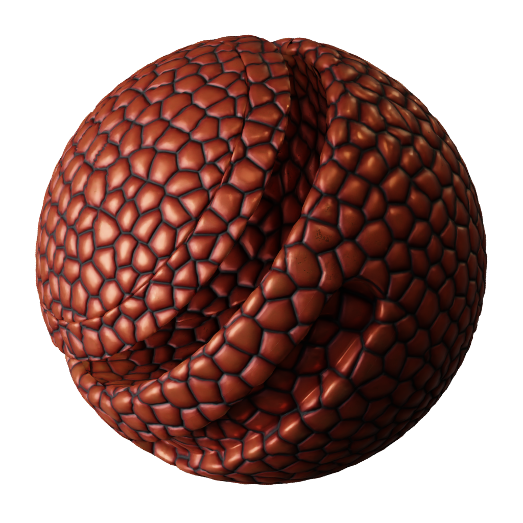 Lizard Skin Scales 3 | FREE metal materials | BlenderKit