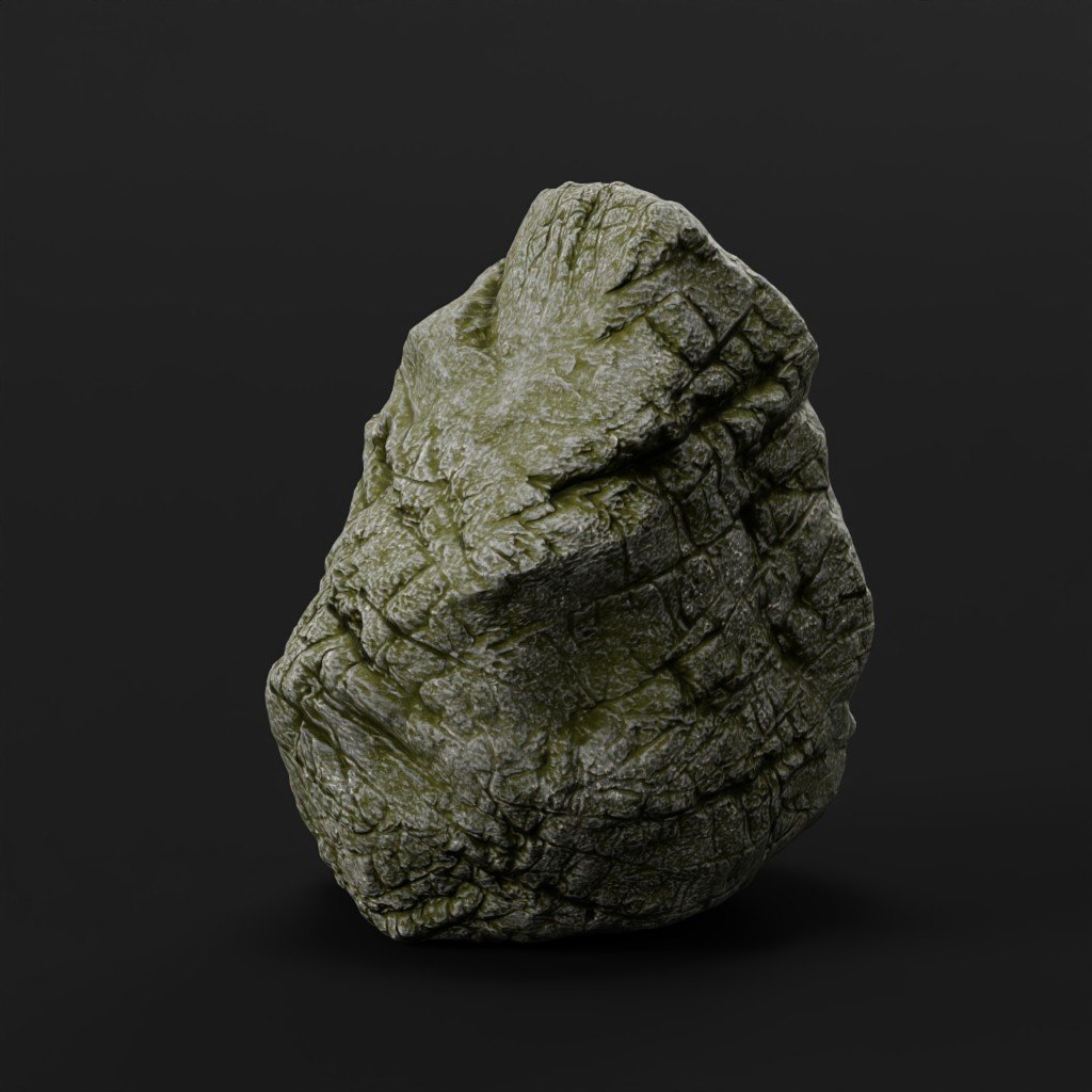Pointed Rock Grey | Terrains models | BlenderKit