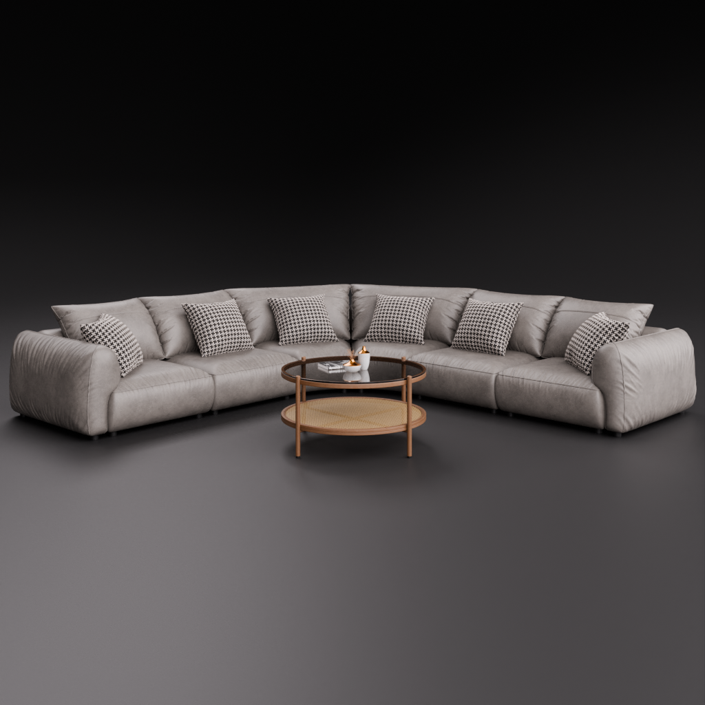 Sofa Mindful Corner | Sofas models | BlenderKit