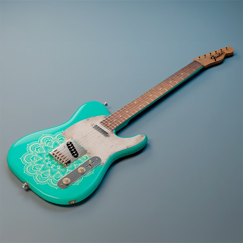 Fender Telecaster | Interior Decorations models | BlenderKit