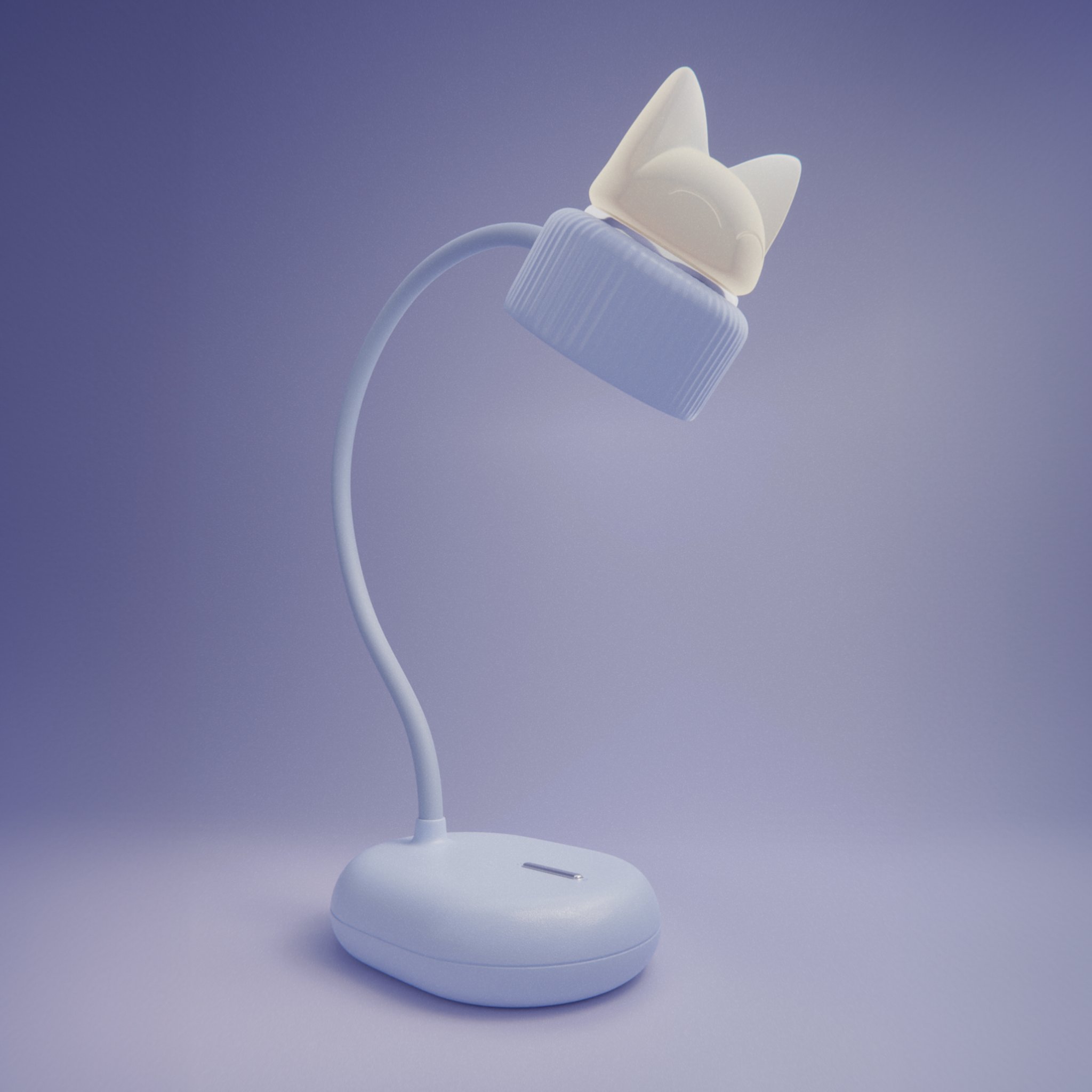 Cat Desk Lamp | Table Lamps models | BlenderKit