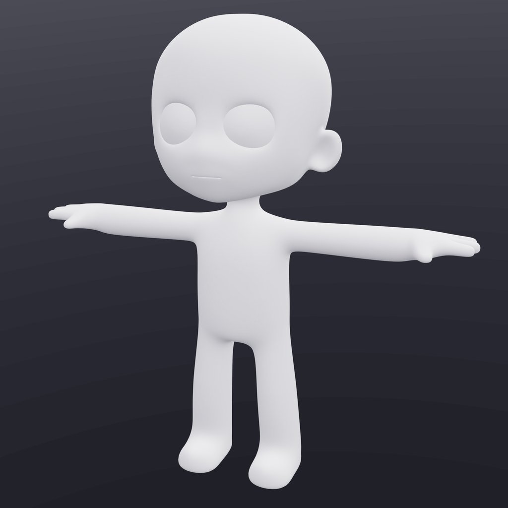 Chibi | FREE Humanoid Characters models | BlenderKit