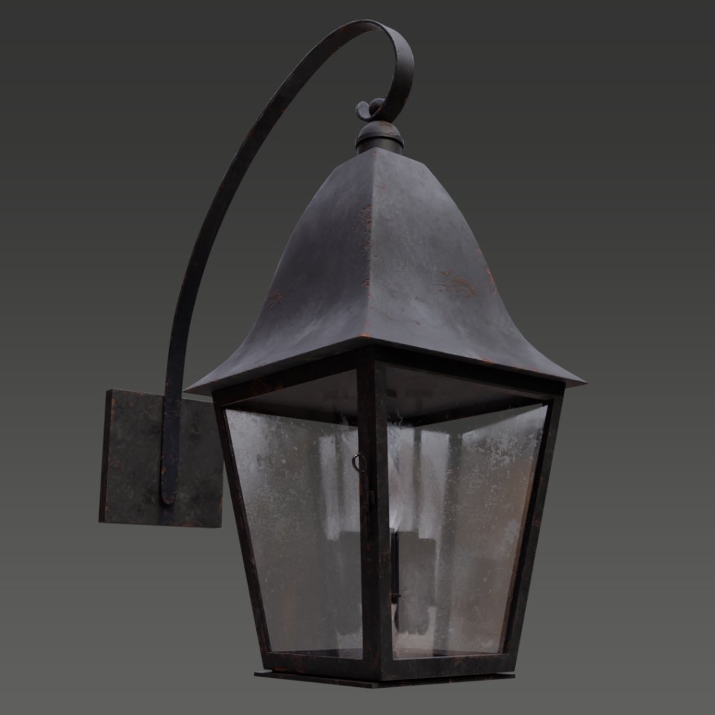 Wall Lantern Sconce | Facades models | BlenderKit
