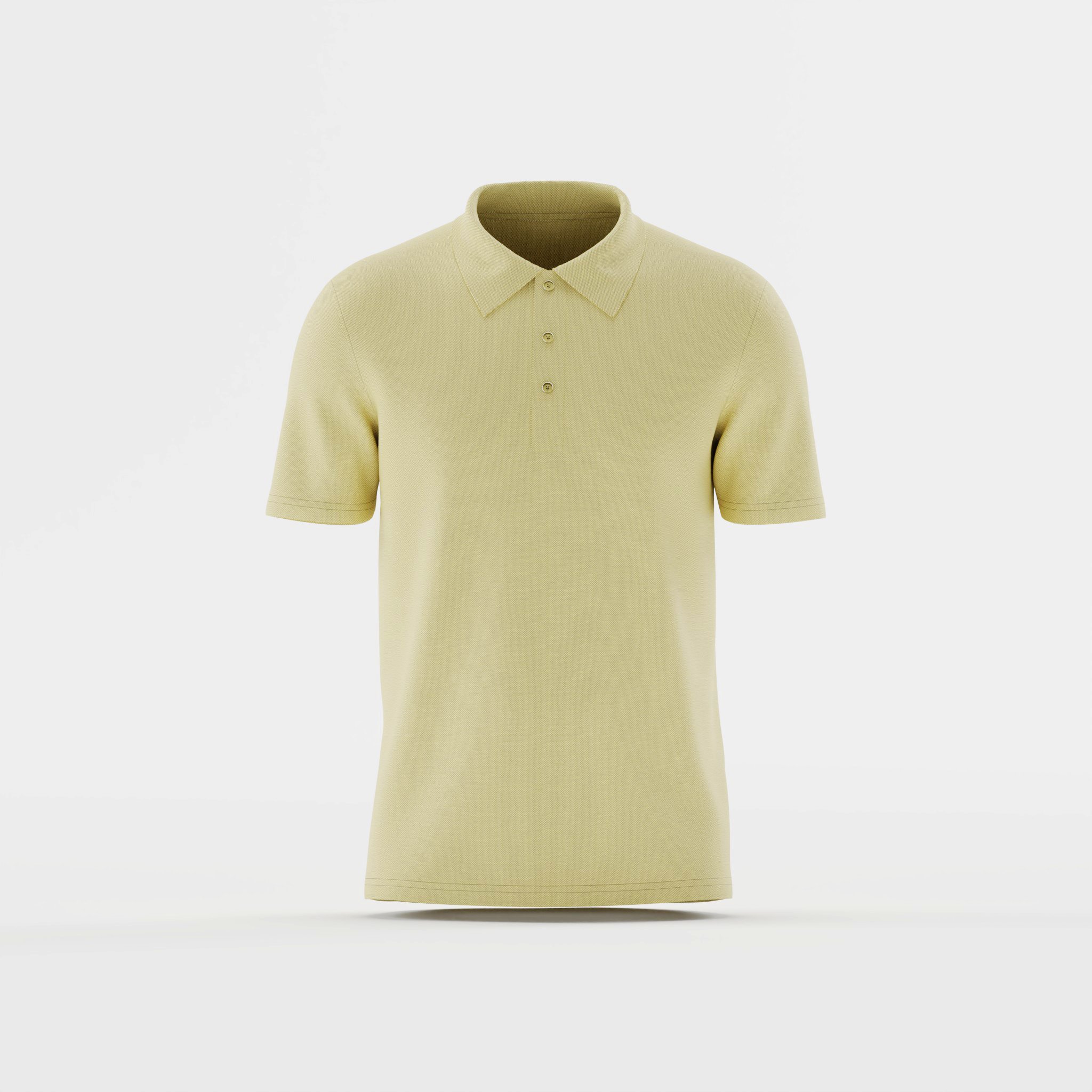 Sustanable Ocean Split Neck Polo Design | Man Clothing models | BlenderKit