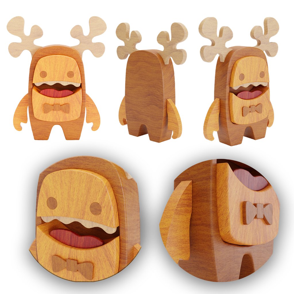 Wood Candy | Toys models | BlenderKit