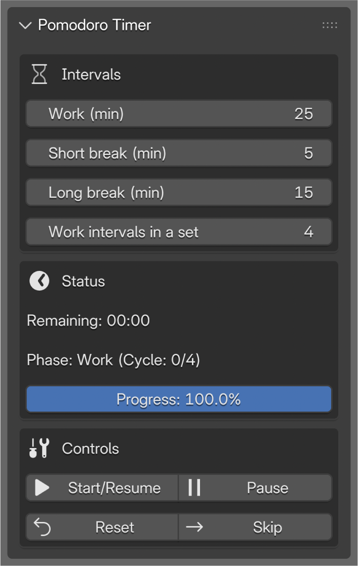 Pomodoro Timer | BlenderKit