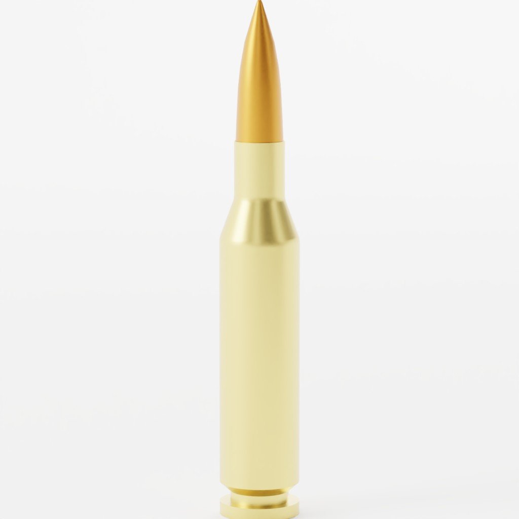 Blendkit | Download the FREE .50 BMG Cartidge model