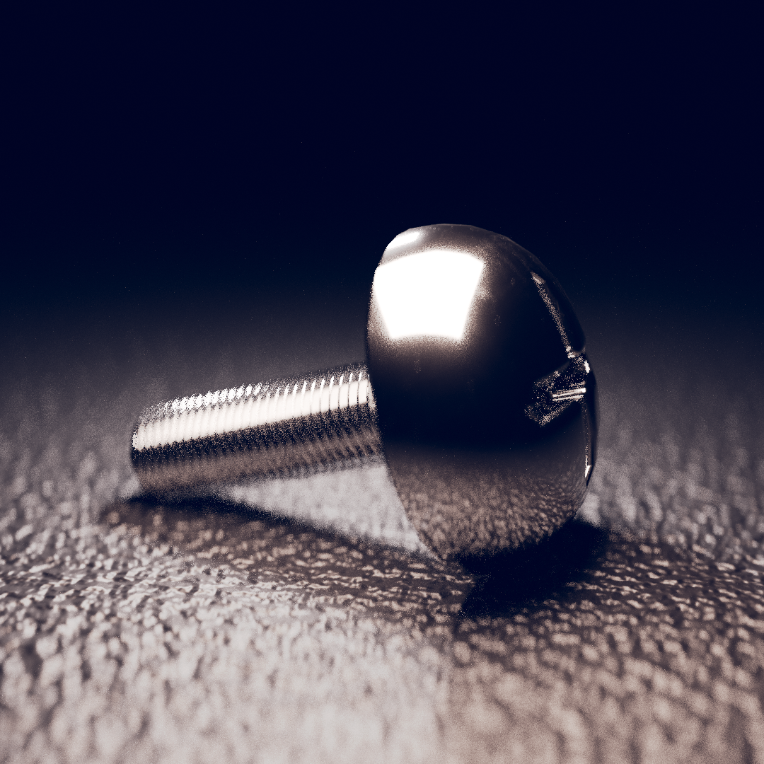 Simple screw | FREE Industrial parts models | BlenderKit